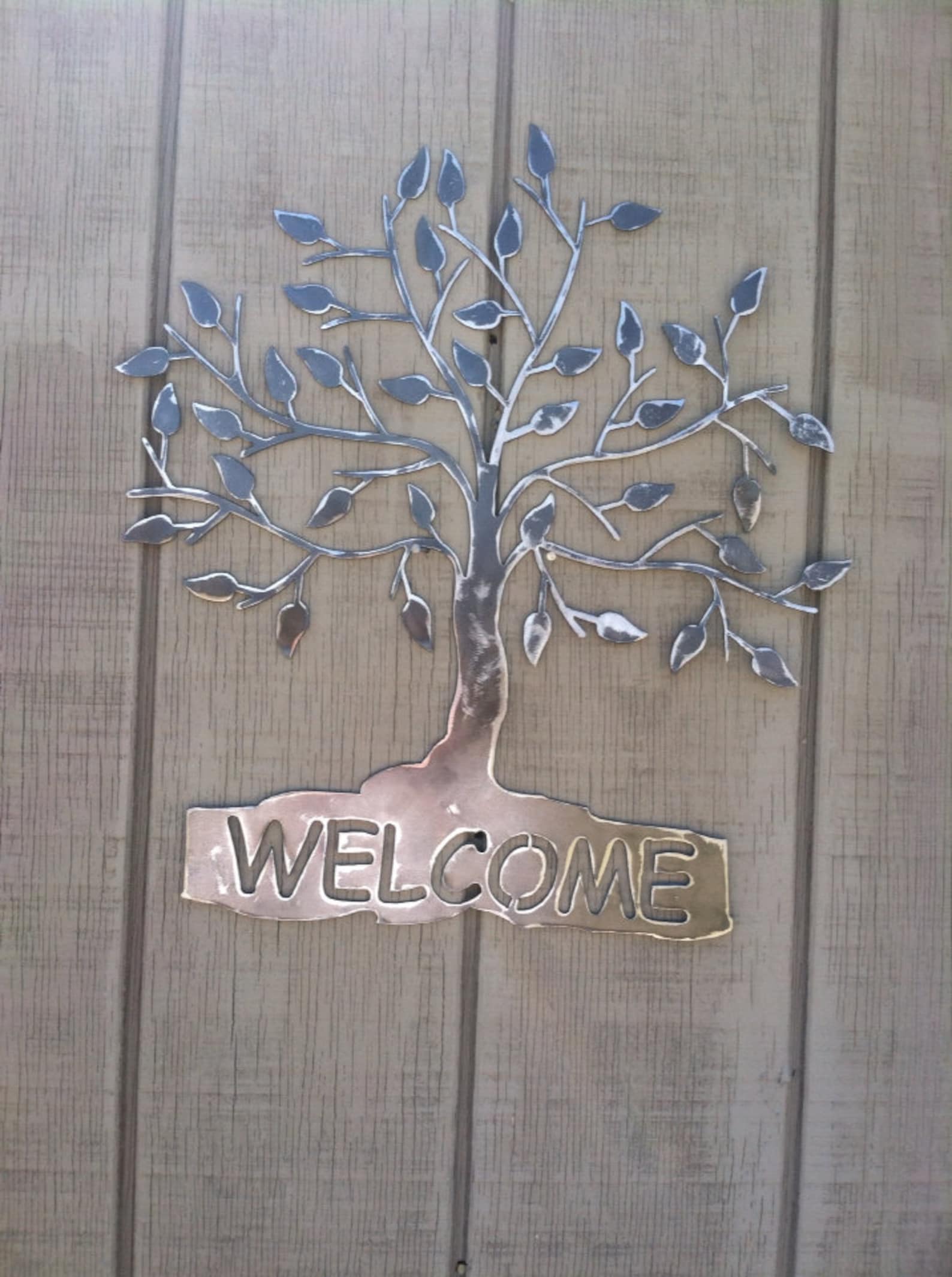 Tree Welcome Sign | Etsy