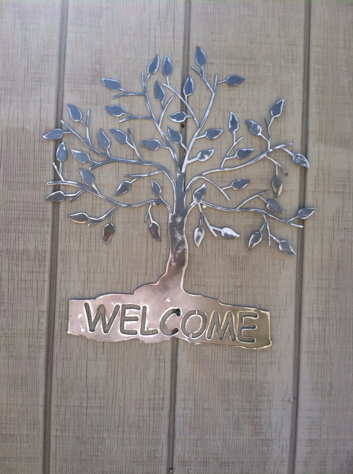 Tree Welcome Sign | Etsy