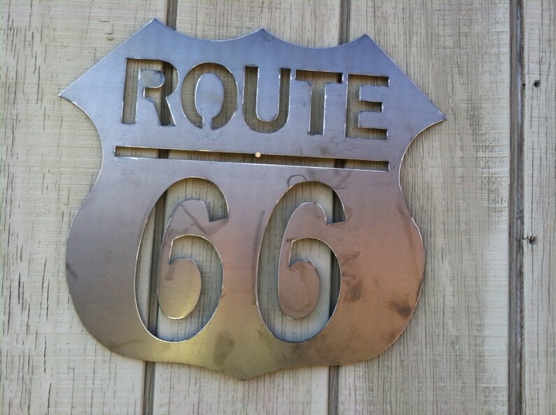 Route 66 Metal Sign - Etsy
