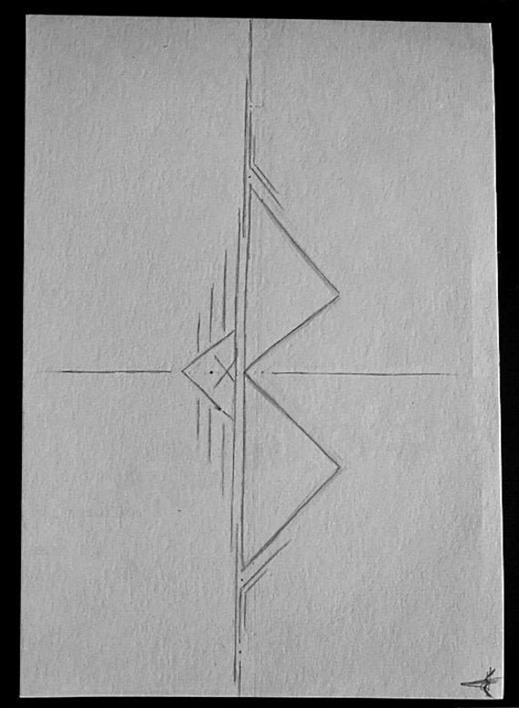 Rune : Unic Drawing of a Rune Made With Handmade Ink - Etsy Australia