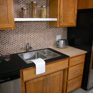 1" Cork Mosaic Tile for Floors, Walls, Bathroom, Kitchen! Penny Round ...