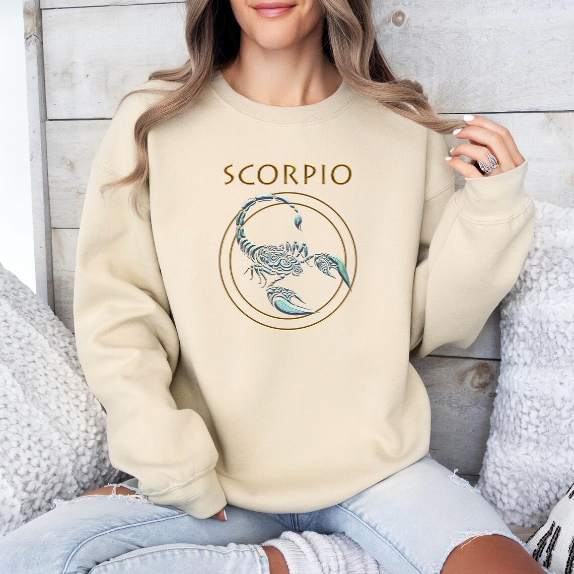 Custom Scorpio Zodiac Sweatshirt. Personalize Birth Date Shirt. Zodiac ...