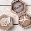 Wooden Ring Bearer Box and Flower Girl Basket, Personalized Wedding ...