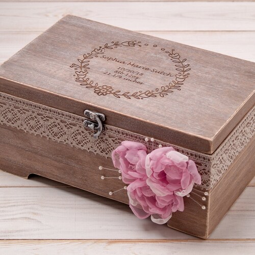 Memory Baby Boxbaby Box With Photo Personalized Gift for - Etsy