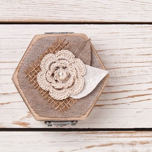 Engagement Ring Box, Small Ring Holder, Personalized Wedding Ring ...