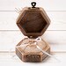 Engagement Ring Box Small Ring Holder Personalized Wedding - Etsy
