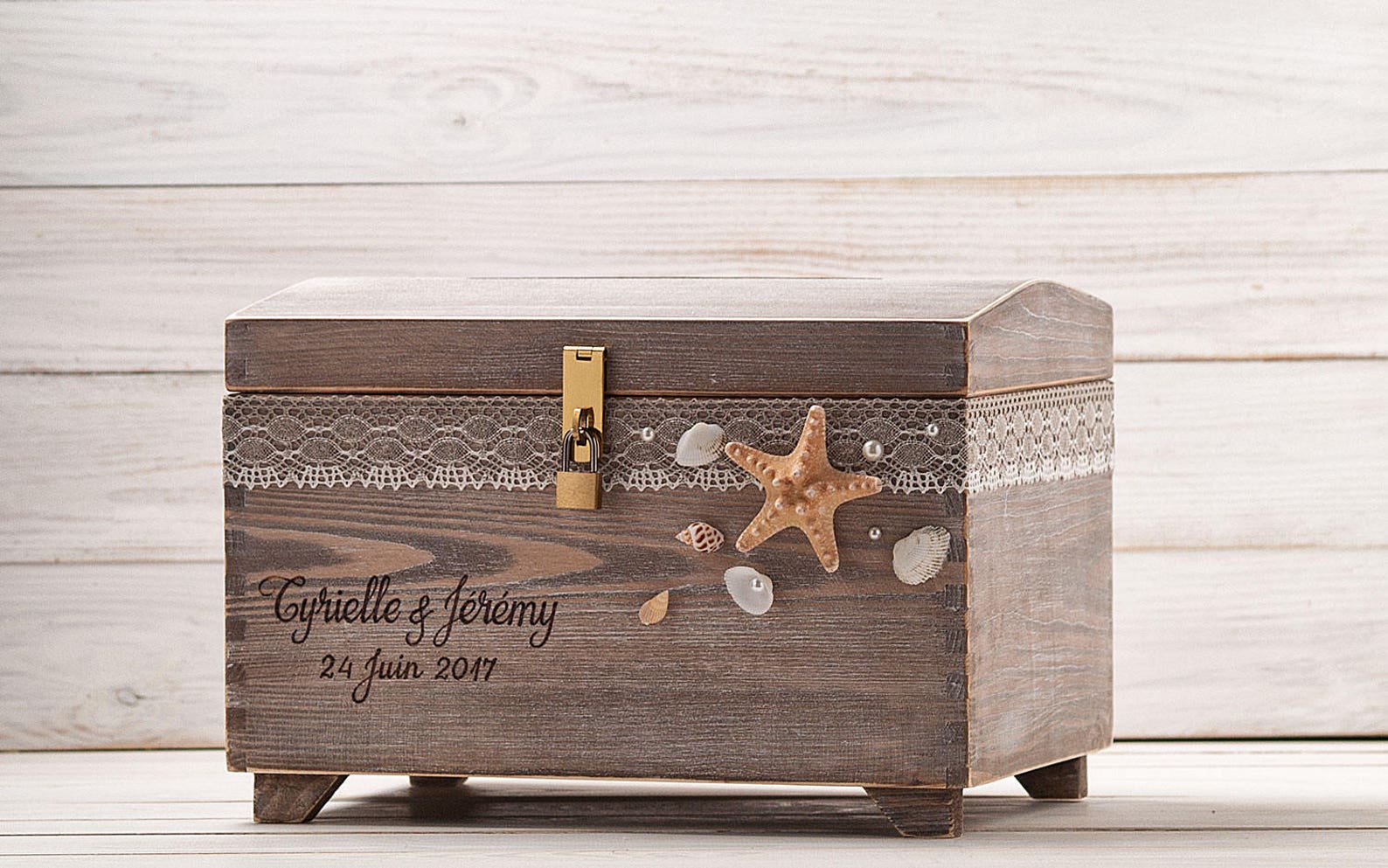Beach Wedding Card Box With Slot Nautical Theme Card Box - Etsy