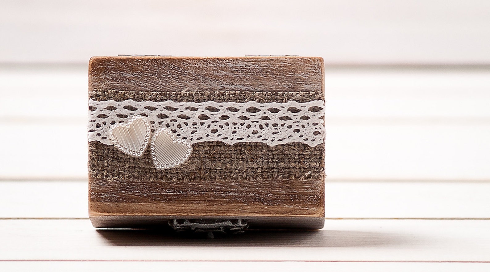 Ring Holder Wedding Ring Bearer Box Rustic Ring Bearer - Etsy