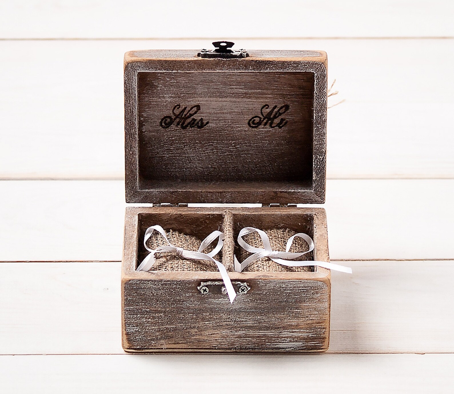 Rustic Wedding Ring Box Wooden Ring Holder Ring Pillow - Etsy