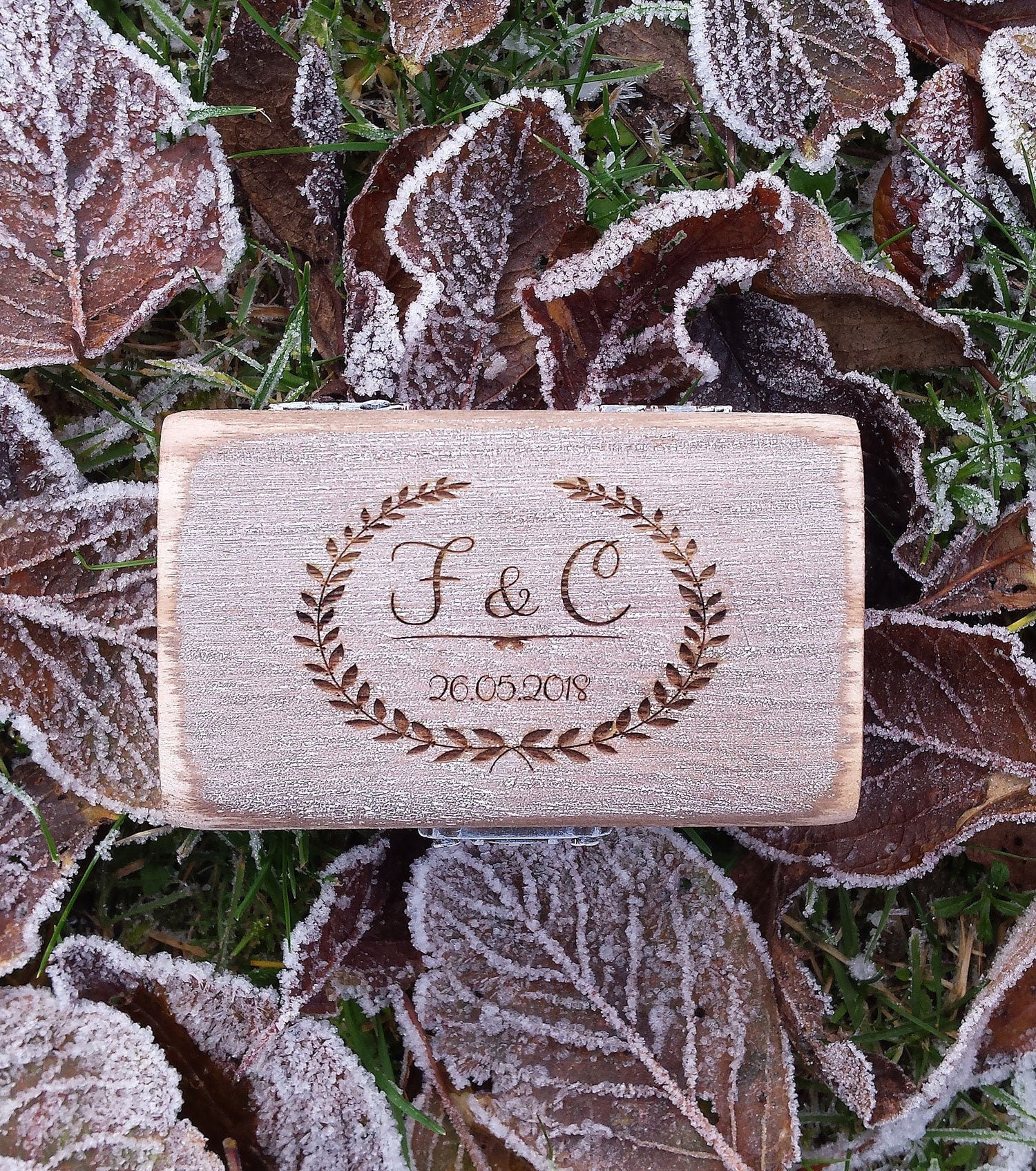 Wedding Ring Box Rustic Ring Bearer Box Rustic Wedding Box | Etsy