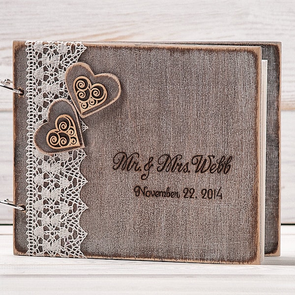 Rustic Wedding Album - Etsy