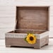 Sunflower Card Box Fall Wedding Wishes Box Money Gift Box - Etsy UK
