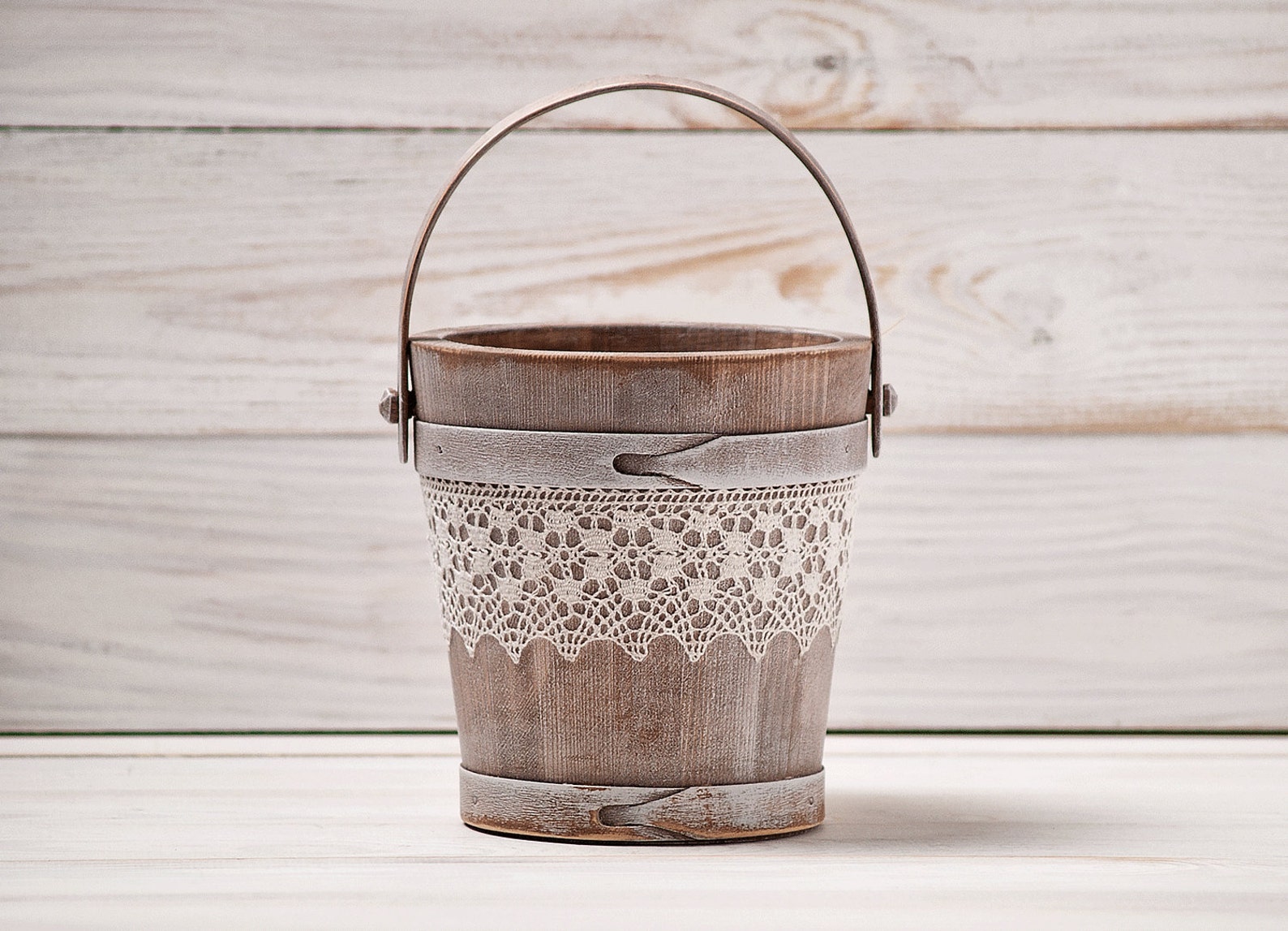 Flower Girl Basket Sunflower Wedding Basket for Petals - Etsy