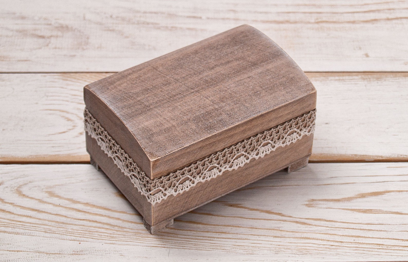 Rustic Wedding Ring Box With Moss Personalized Forest Country - Etsy