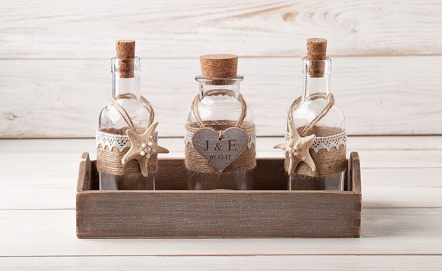 Beach Wedding Sand Ceremony Set Beach Sand Unity Jars Nautical | Etsy