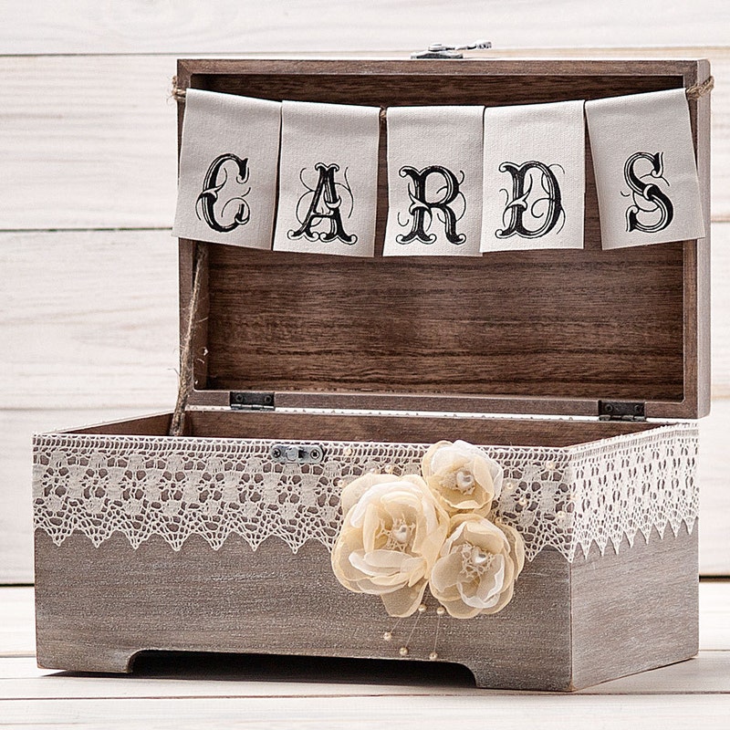 Rustic Wedding Box - Etsy