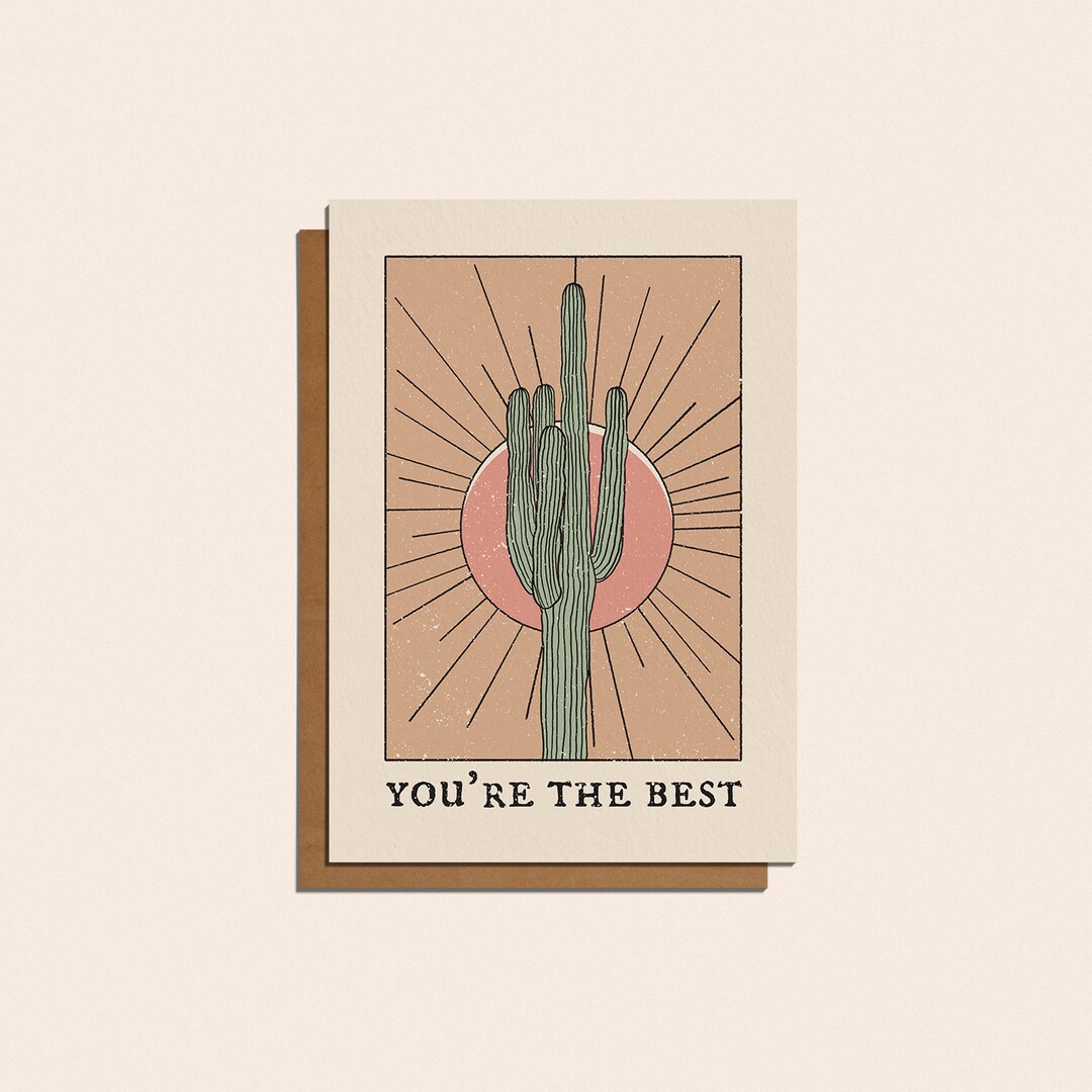 You're the Best Card - Etsy