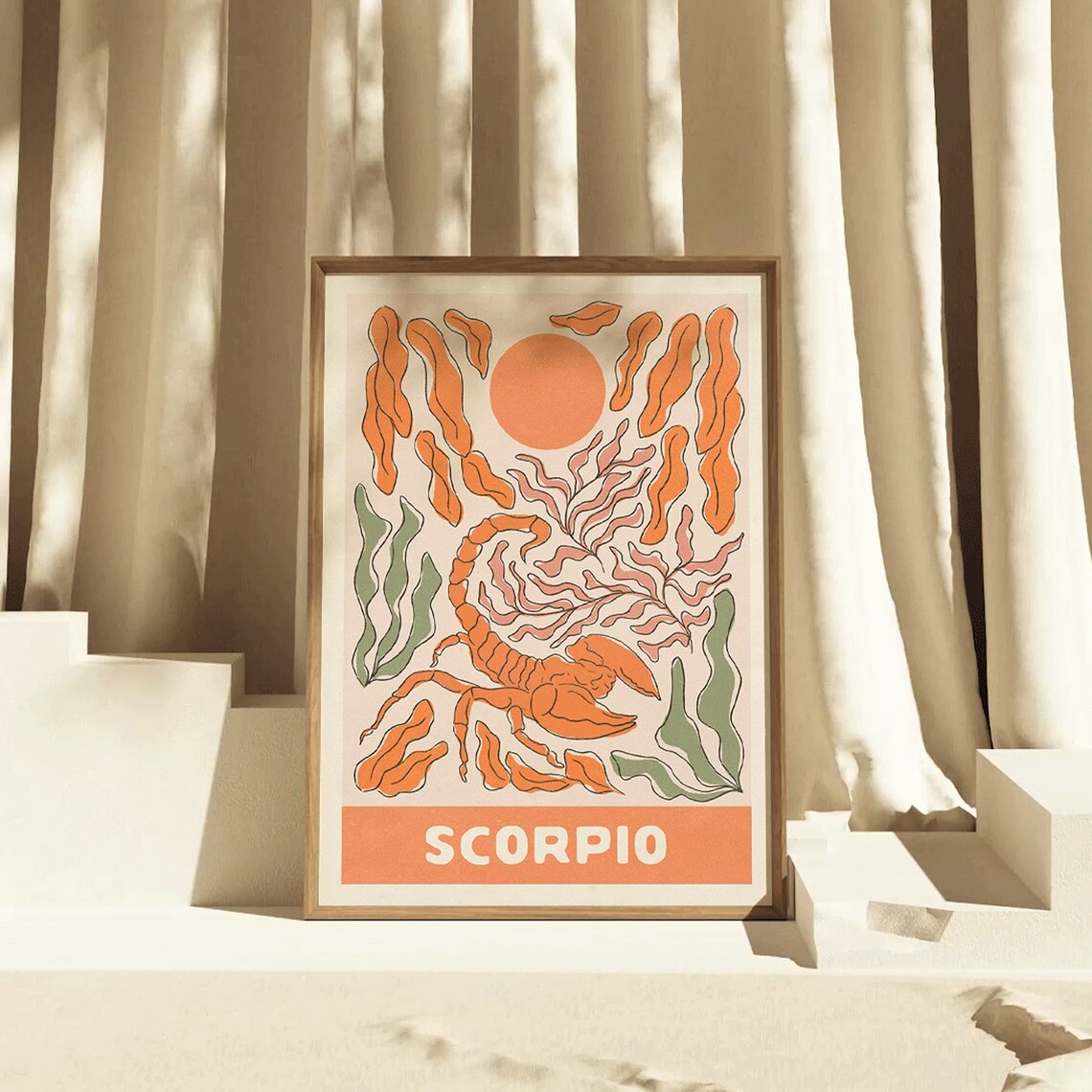 Scorpio Print - Etsy UK