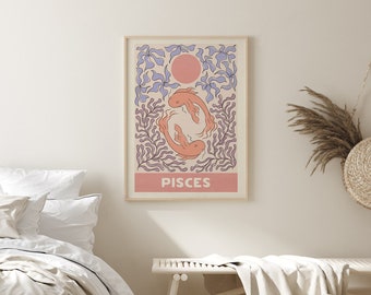 Pisces Print | Etsy