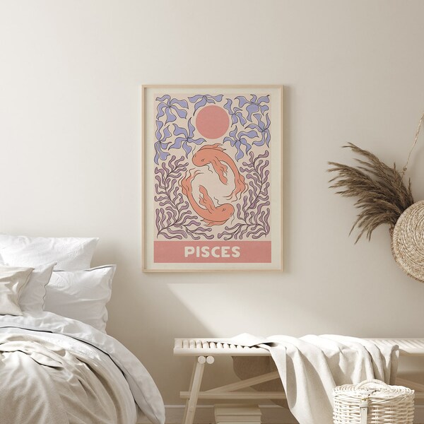 Pisces Print - Etsy