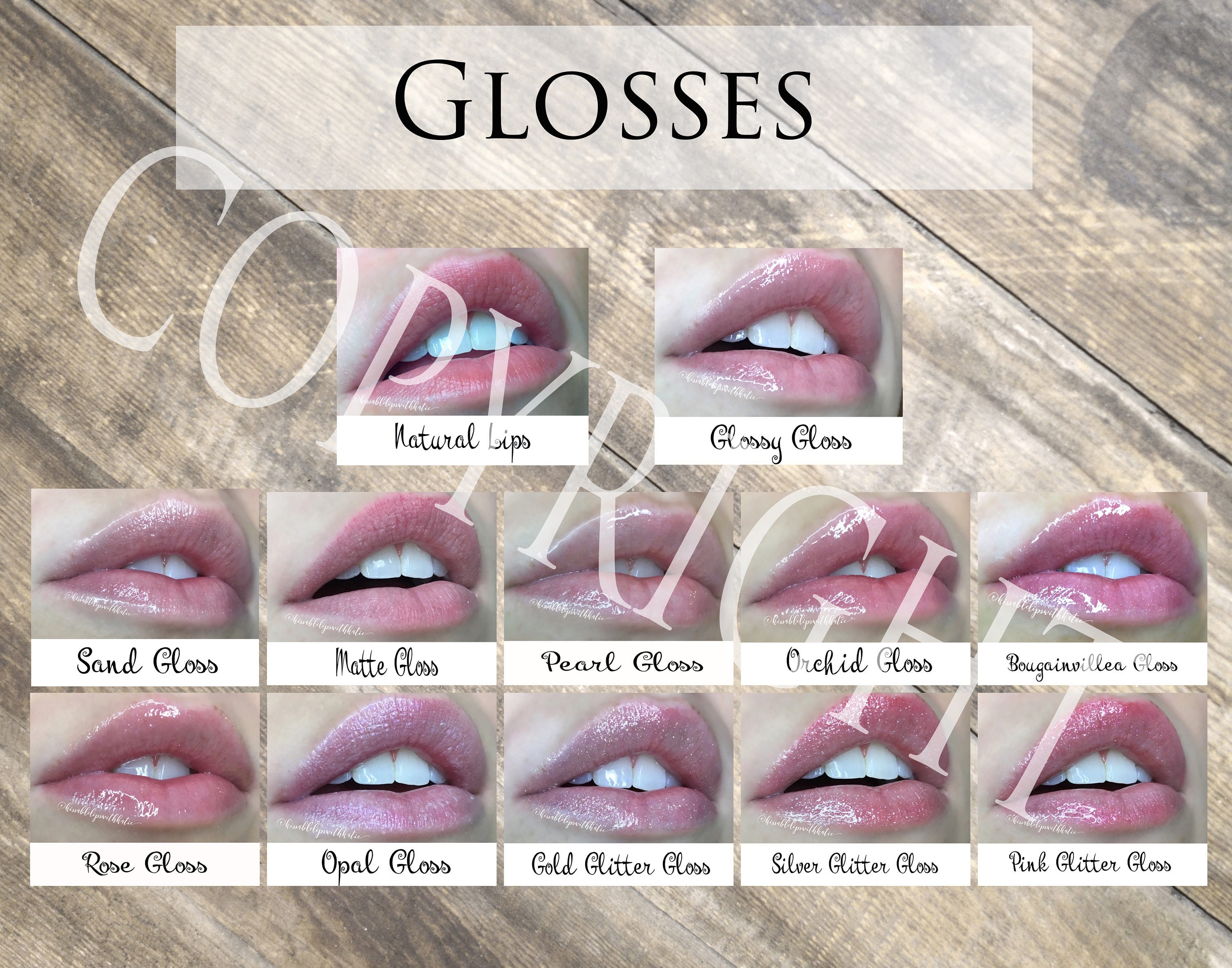 Senegence Gloss Display Graphics - Etsy