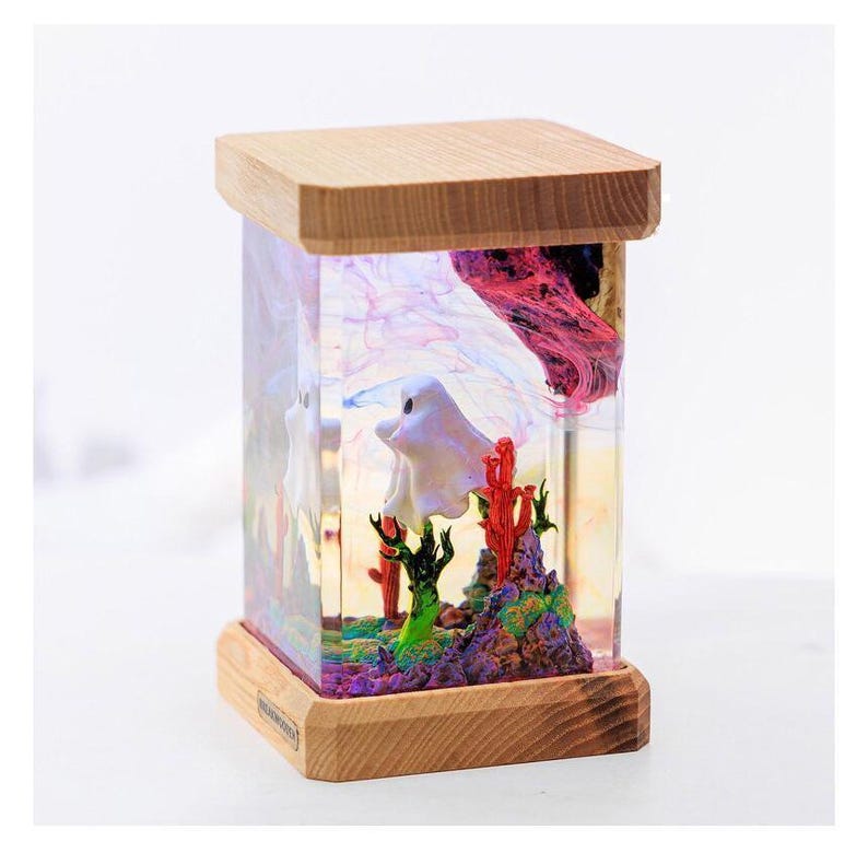 Halloween Hu.man Eye.ball Lamp, Epoxy Resin Lamp, Custom Night Light ...