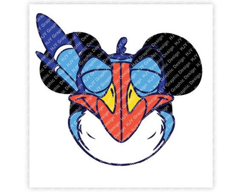 El Rey León Zazu Pájaro Mickey Mouse Orejas Digital - Etsy España