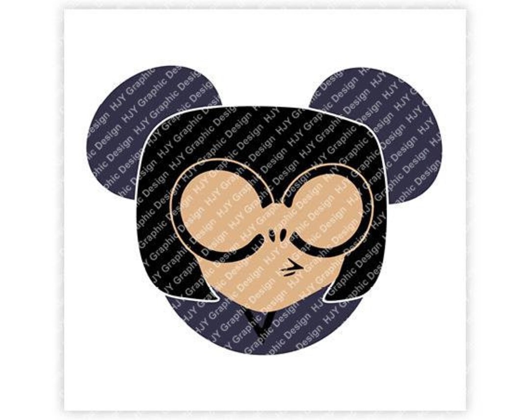 Incredibles, Edna, Mode, Minnie, Mouse, Head, Icon, Ears, Digital ...