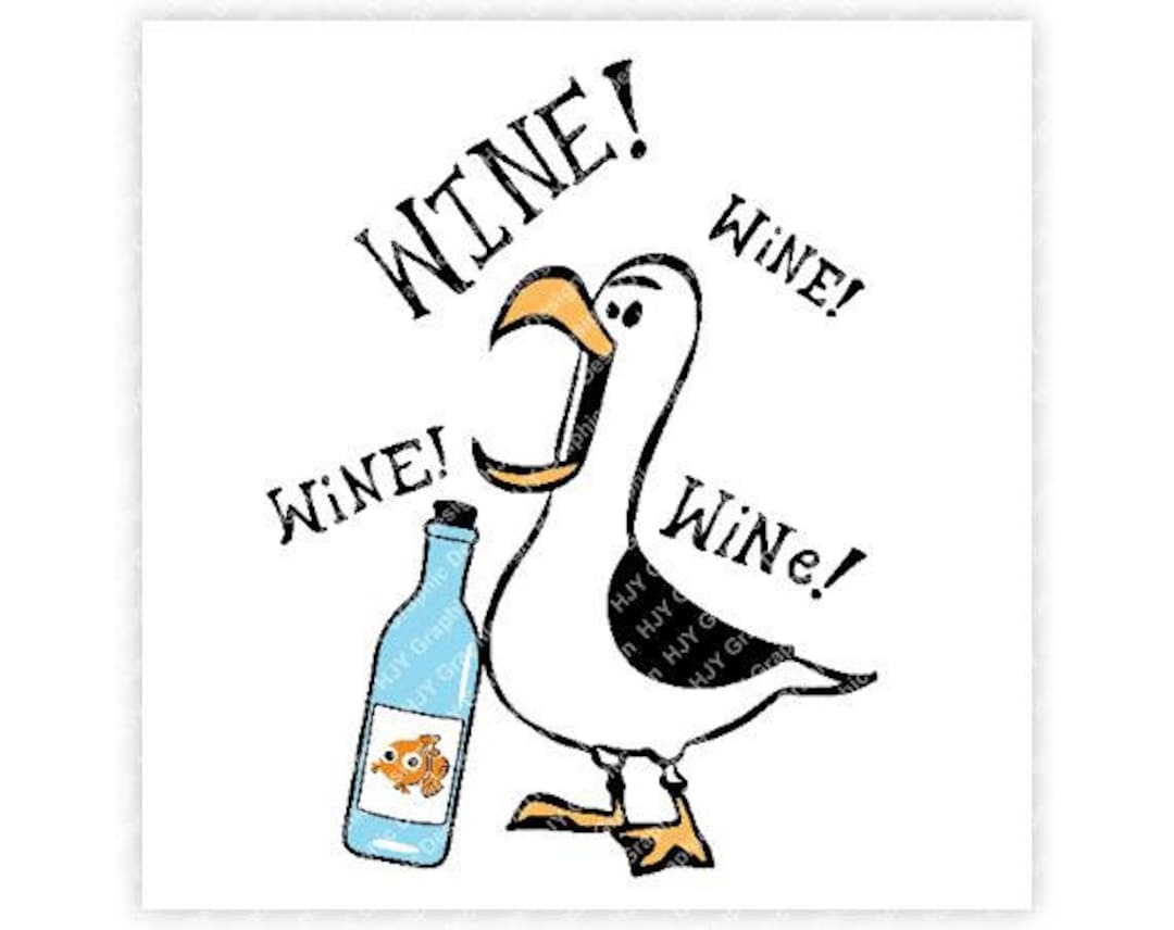 Finding, Nemo, Seagull, Wine, Dory, Epcot, Food, Digital, Download ...