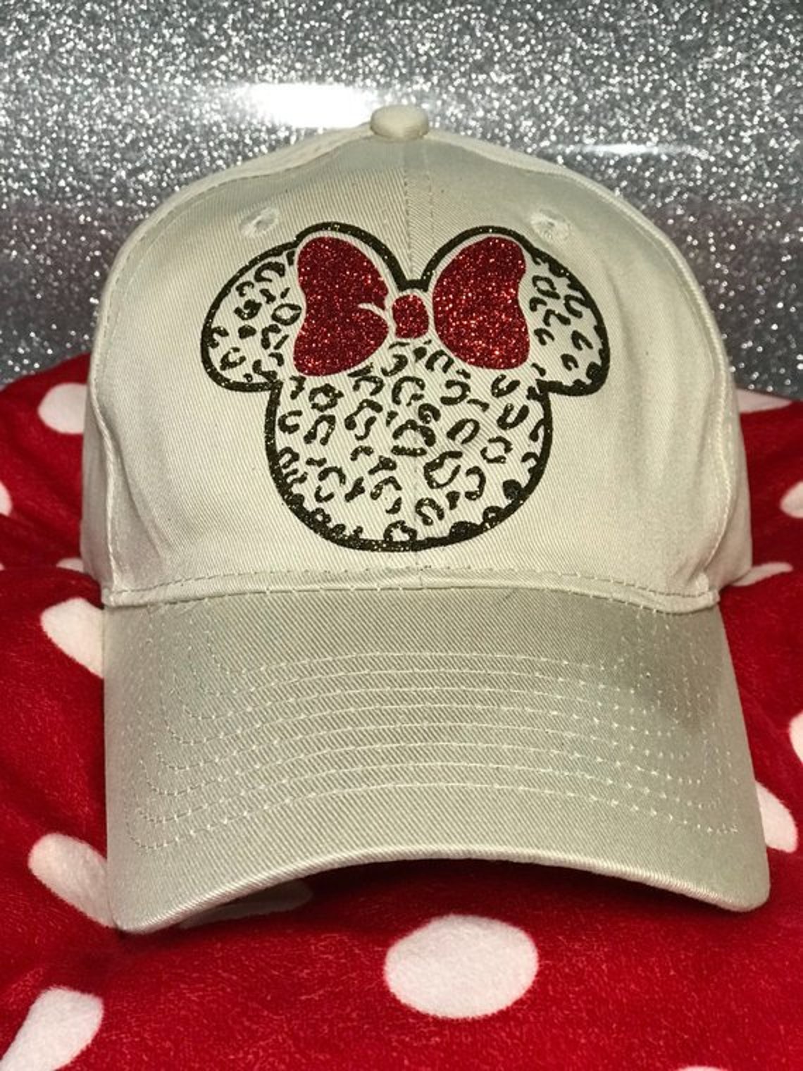 Minnie, Mouse, Leopard, Print, Bow, Mouse, Head, Icon, Ears, Digital ...