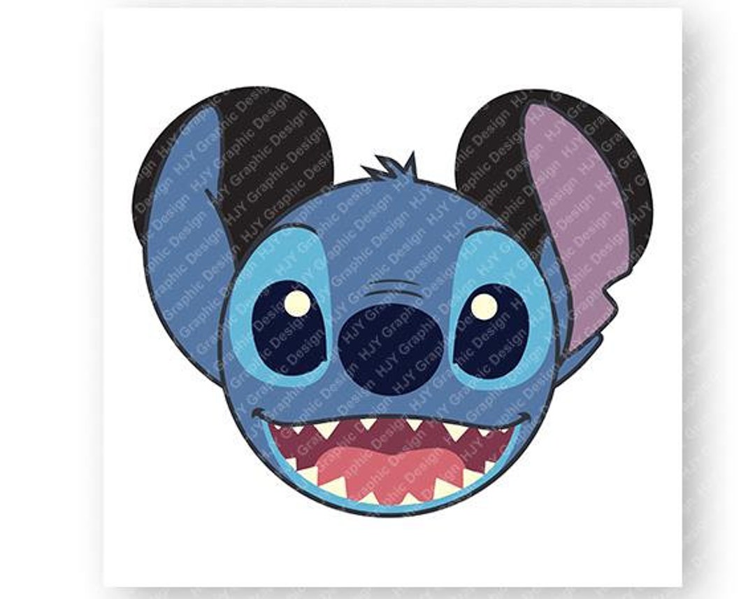 Stitch, Mickey, Mouse, Head, Icon, Ears, Digital, Download, Tshirt, Cut ...