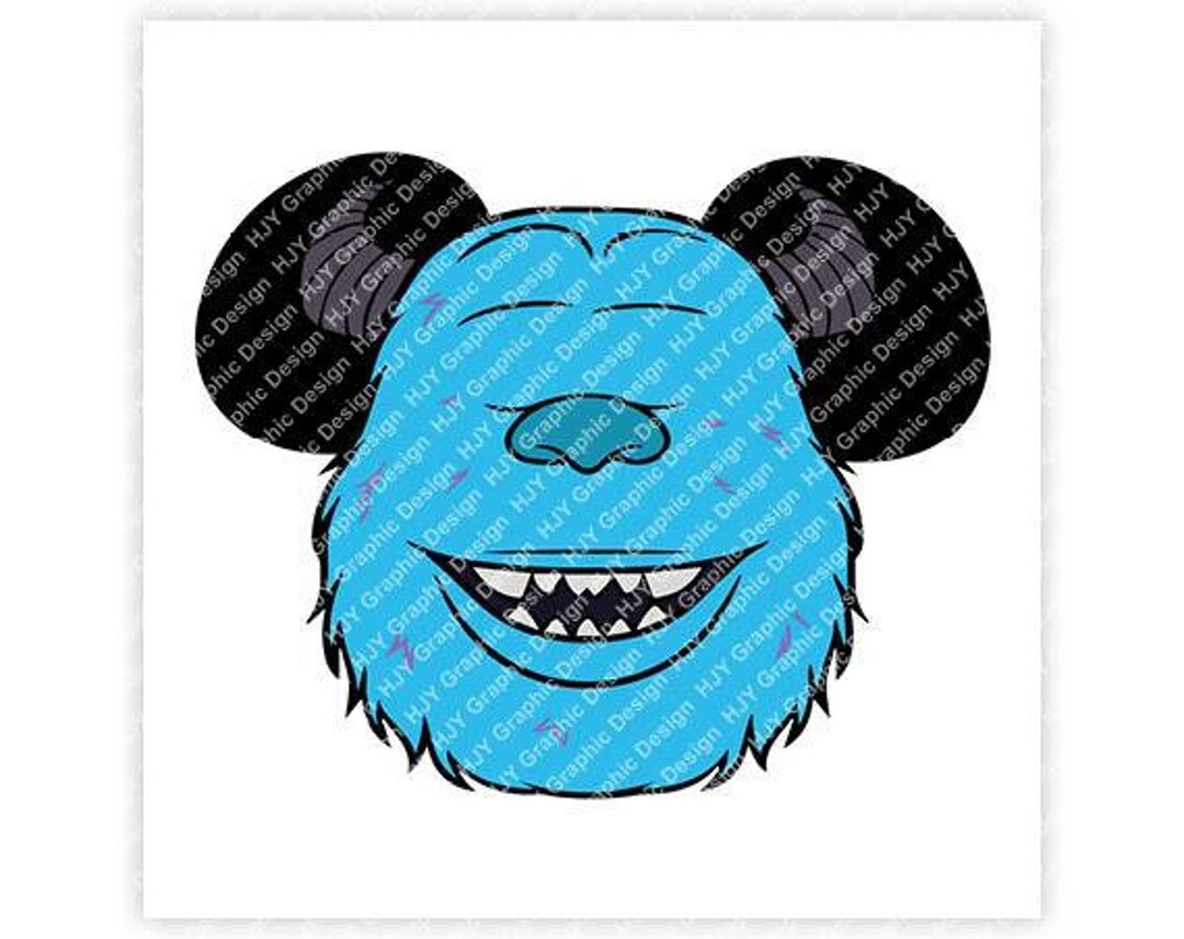 Monsters, Inc, Sully, Sullivan, Mickey, Mouse, Head, Ears, Icon ...