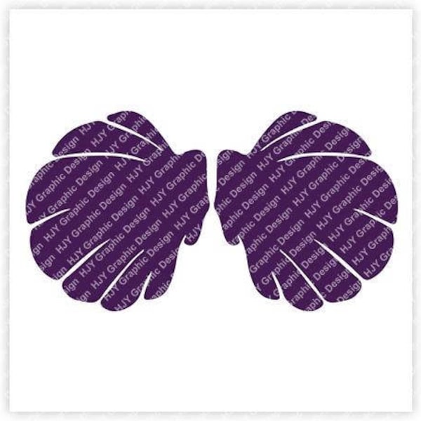 Shell Bra Svg - Etsy