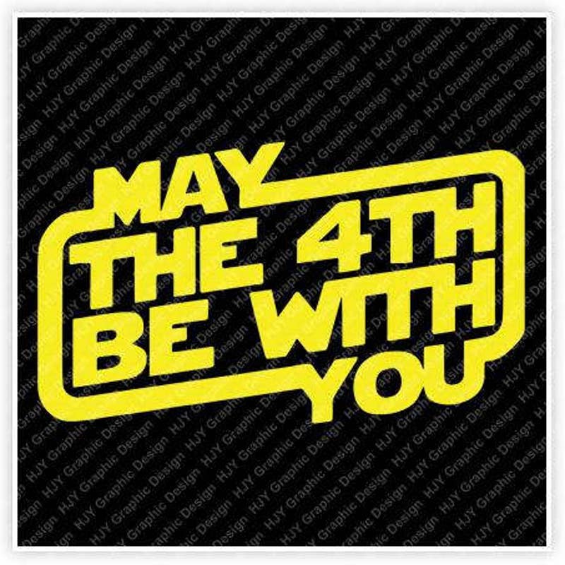 May the 4th Be With You Svg - Etsy