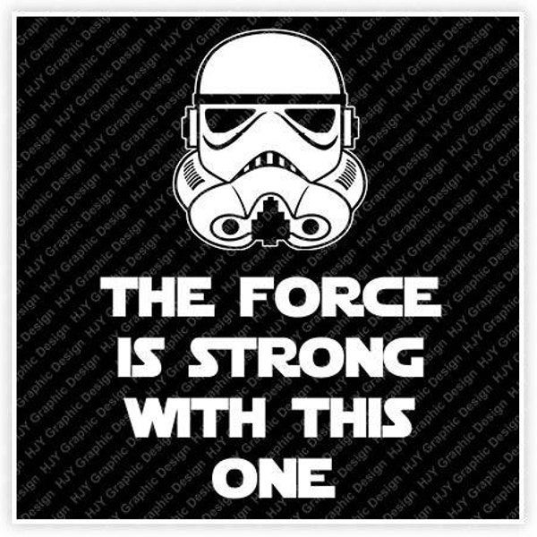 The Force is Strong With This One Svg - Etsy