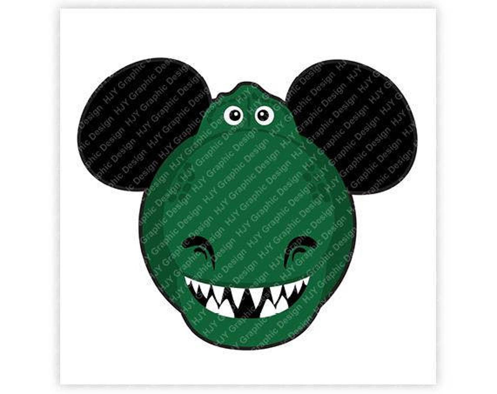 Toy Story Rex Dinosaur Mickey Mouse Head Icon Ears - Etsy Canada