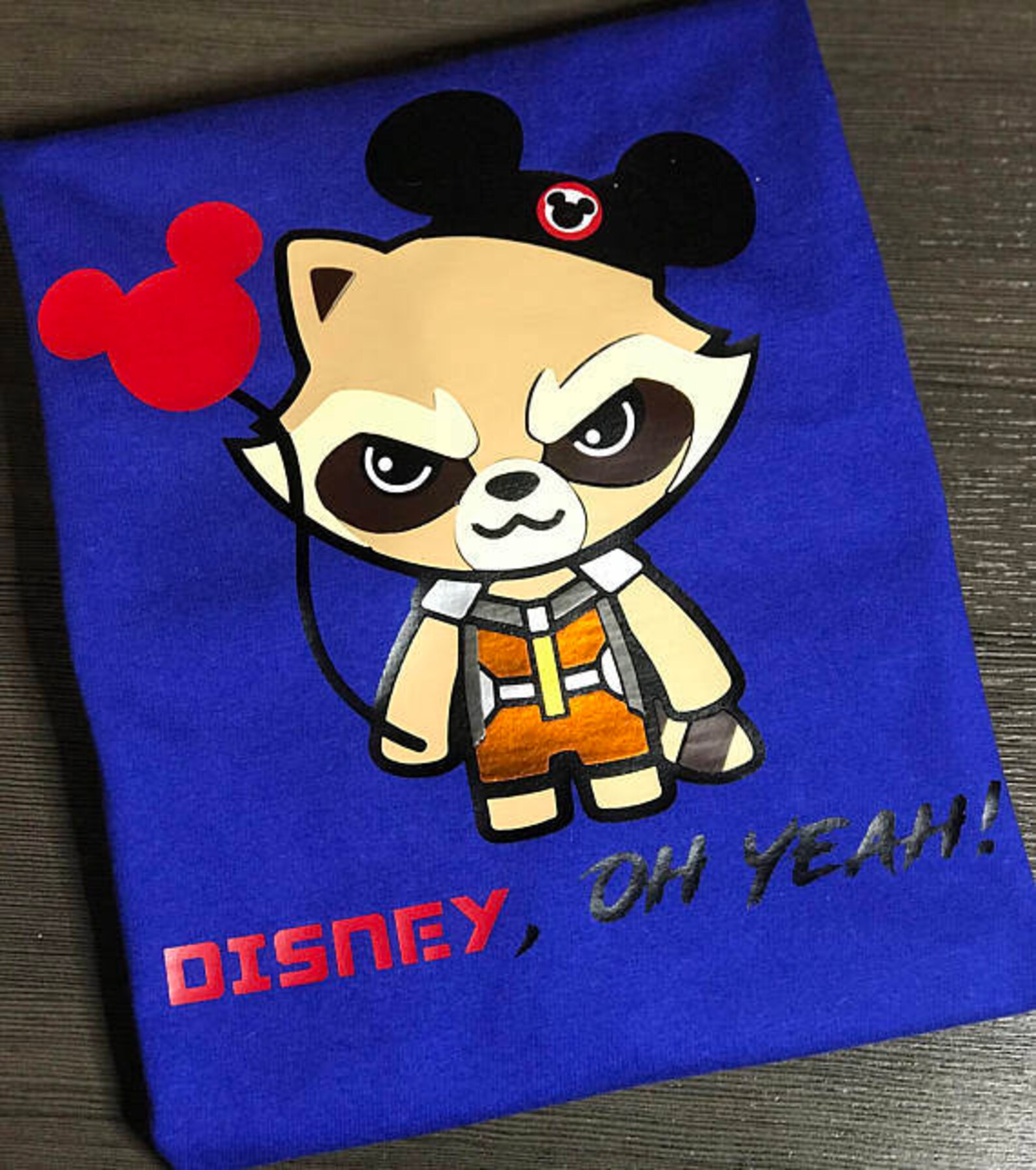 Rocket Raccoon Guardians Galaxy Ears Mickey Minnie - Etsy