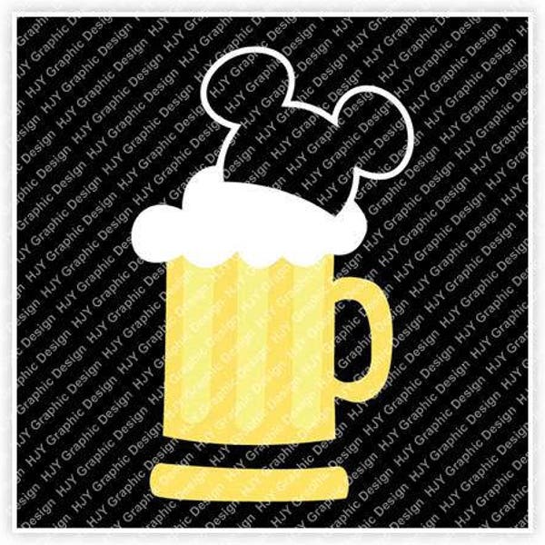 Mickey Beer Svg - Etsy