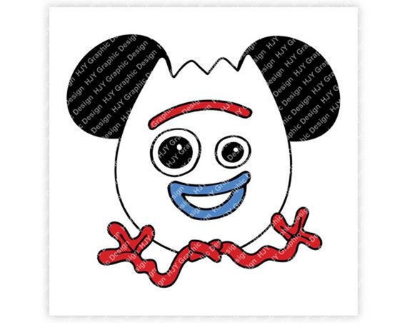 Toy Story Forkey Spork Mickey Mouse Head Icon Ears - Etsy