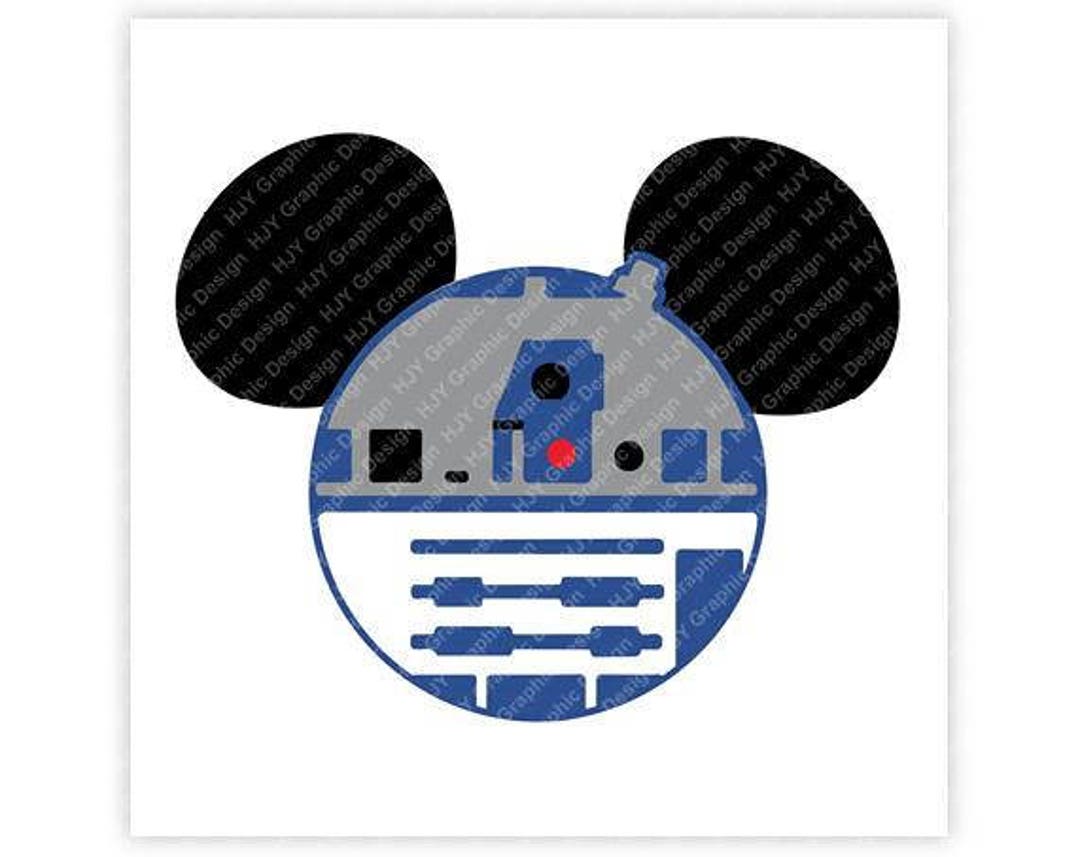 Star, Wars, R2D2, Mickey, Mouse, Head, Icon, Ears, Digital, Download ...