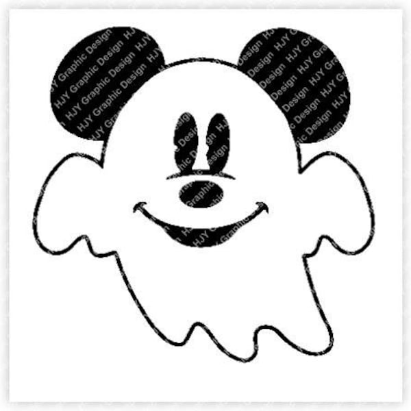 Mickey Mouse Ghost Pattern - Etsy