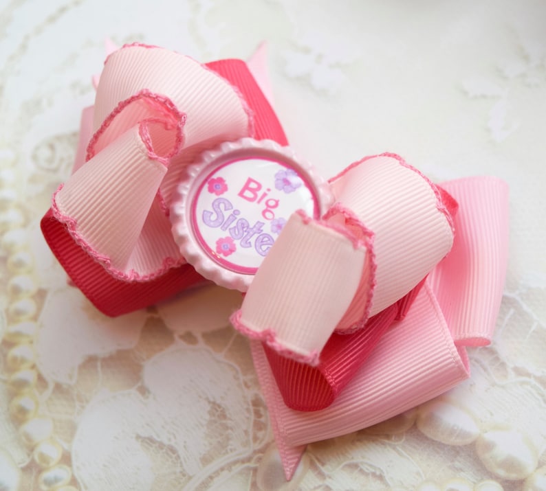 Big Sister Hair Bow Little Sister Hair Bow Big Sister Bow - Etsy
