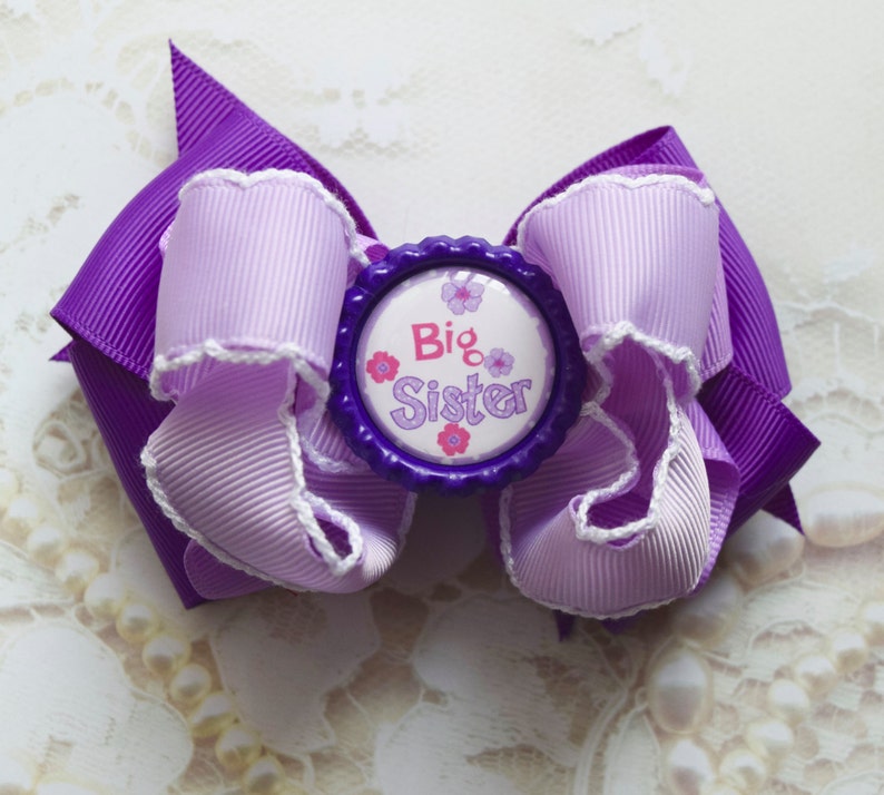 Big Sister Hair Bow Little Sister Hair Bow Big Sister Bow - Etsy
