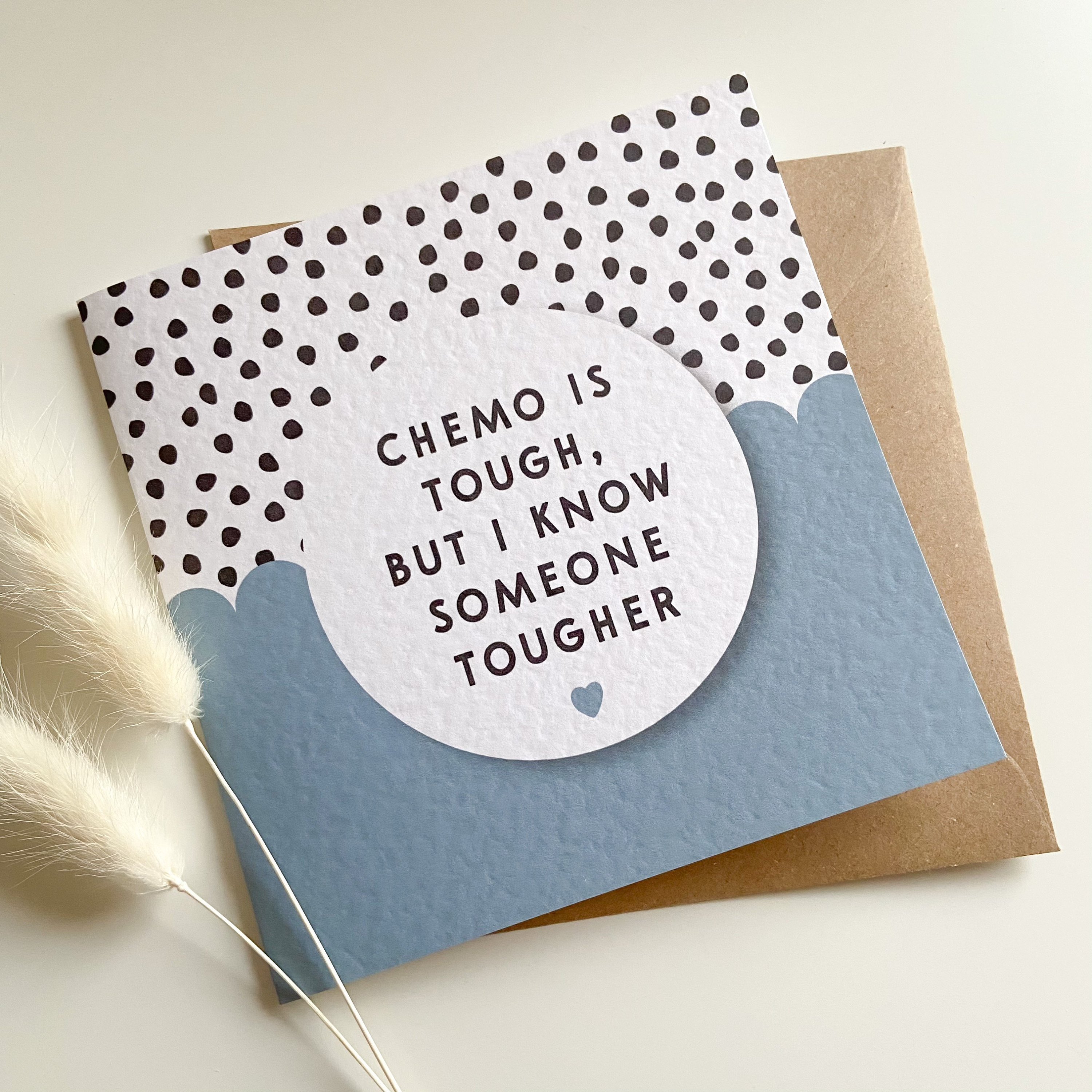 Chemo is Tough but We Know Someone Tougher Card - Chemotherapy ...