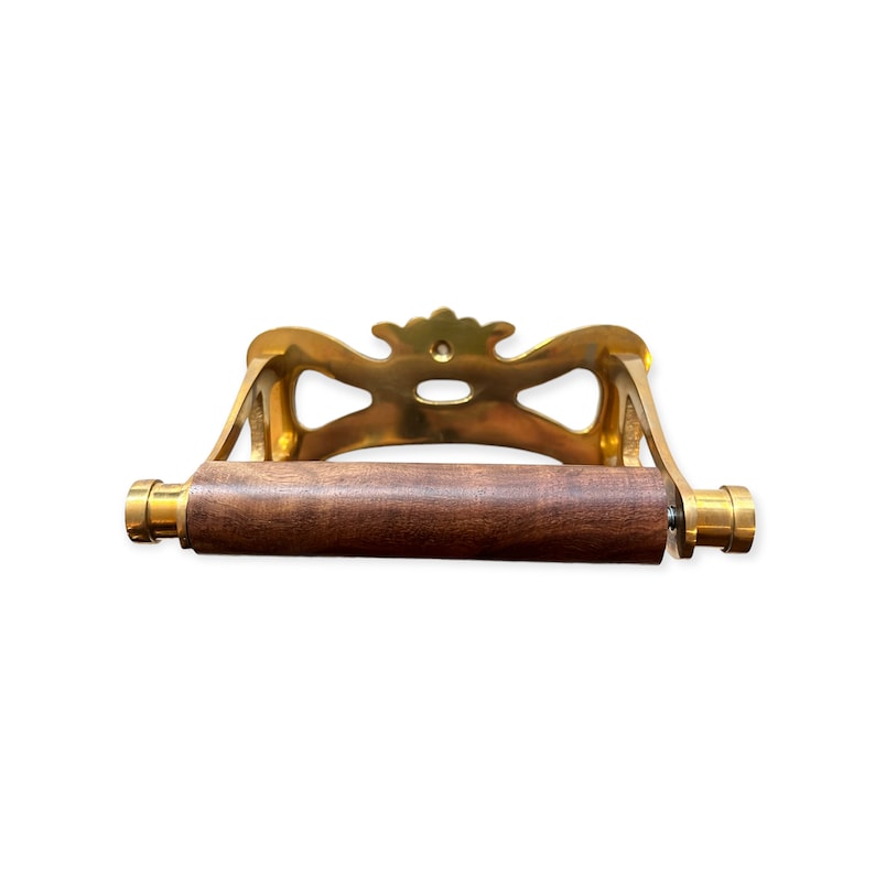 Toiletrolhouder Toiletrolhouder Retro Stijl Gepolijst Messing - Etsy