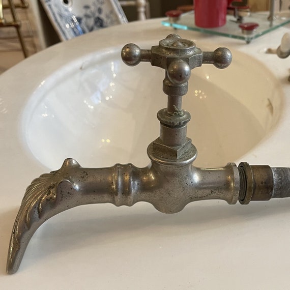 Antique Faucet With Fish Tail Spout 19th Century Faucet - Etsy