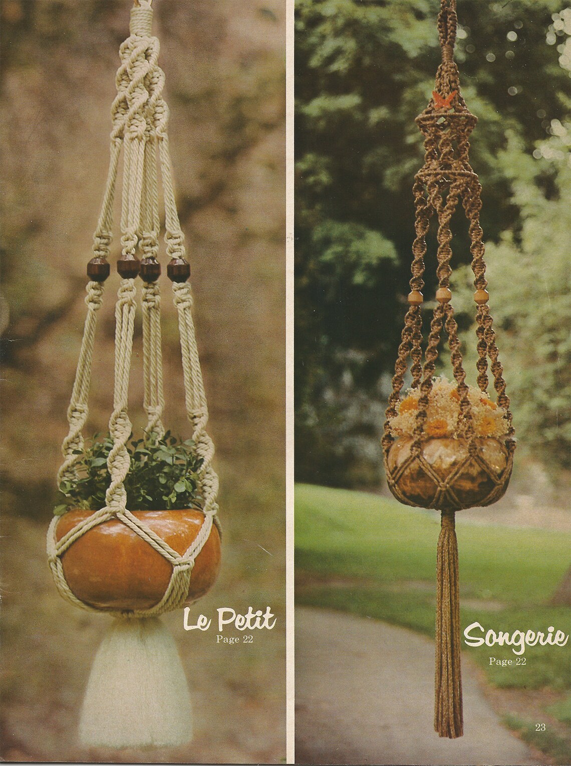 Macrame Elegance IV Vintage Macrame Magazine Digital | Etsy