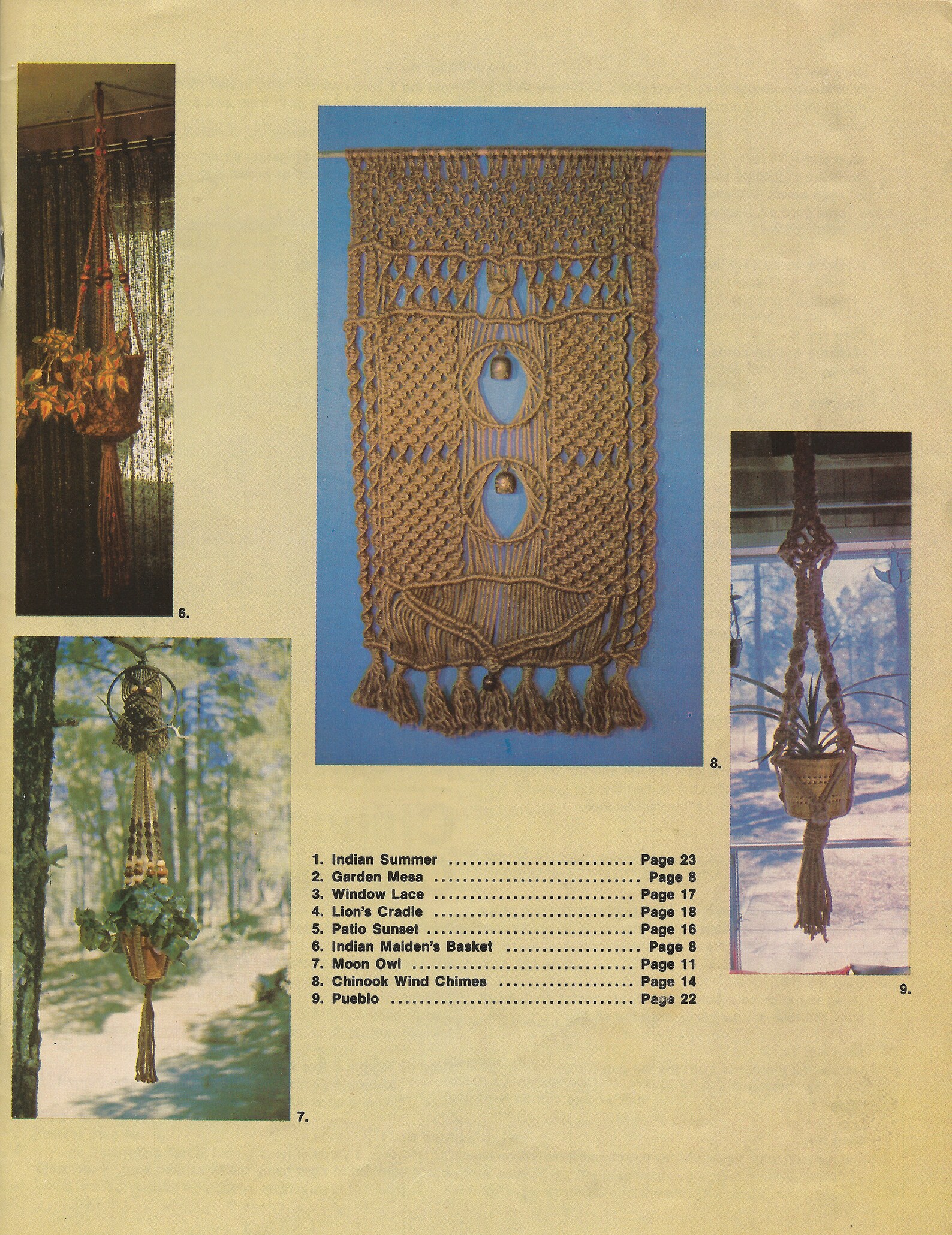 Macrame Masterpieces - Vintage Macrame Magazine - Digital Download in ...