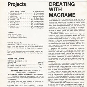 Macrame Masterpieces - Vintage Macrame Magazine - Digital Download in ...