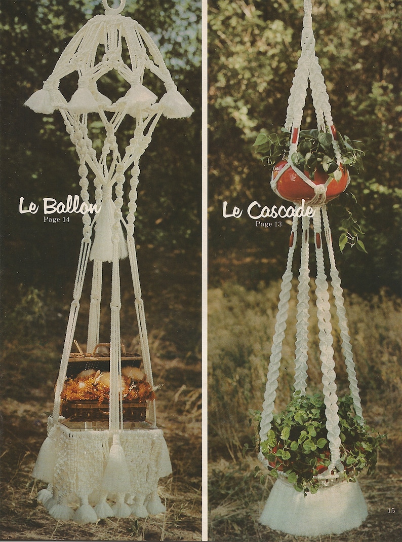 Macrame Elegance IV Vintage Macrame Magazine Digital | Etsy